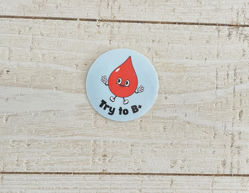 Blood Bank Stickers Unique Designs for Laptops, Notebooks, and ...