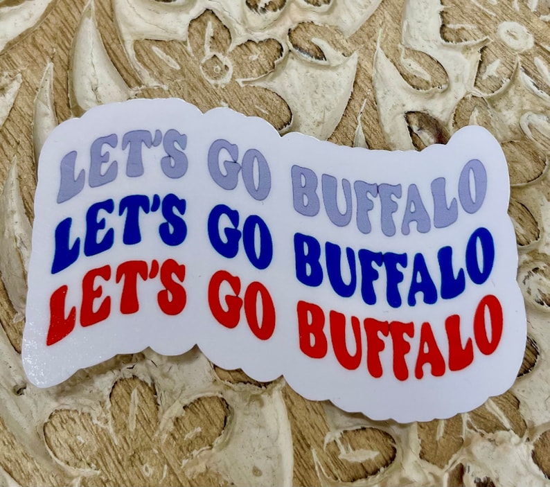 Bills Stickers | Teacher Gift | Buffalo Decals for Bills Football Fans ...