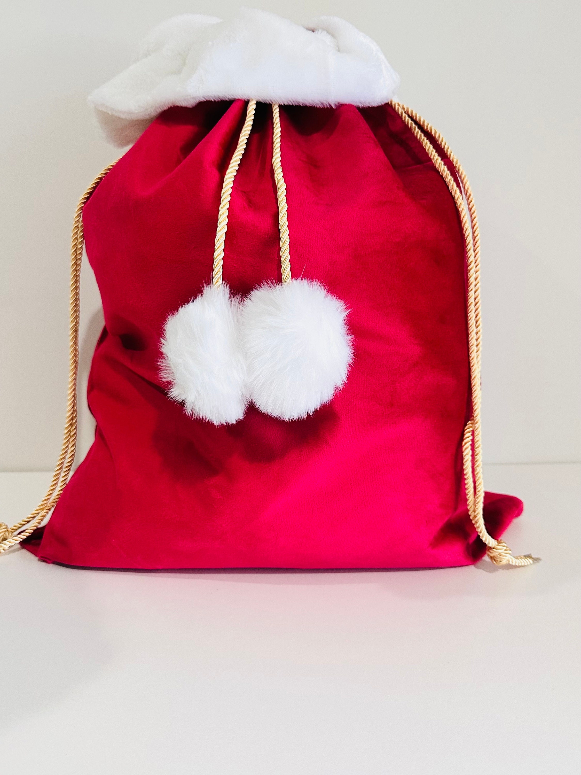 Santa Sacks / Luxury Velvet Santa Bags / Large Christmas - Etsy