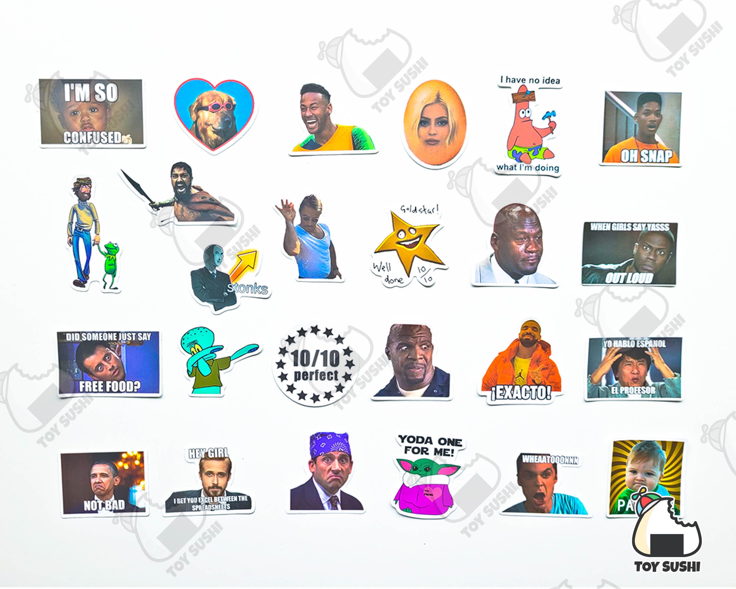 50 Pcs meme Quotes Sticker Pack Gift for Her Friendship Meme Stickers ...