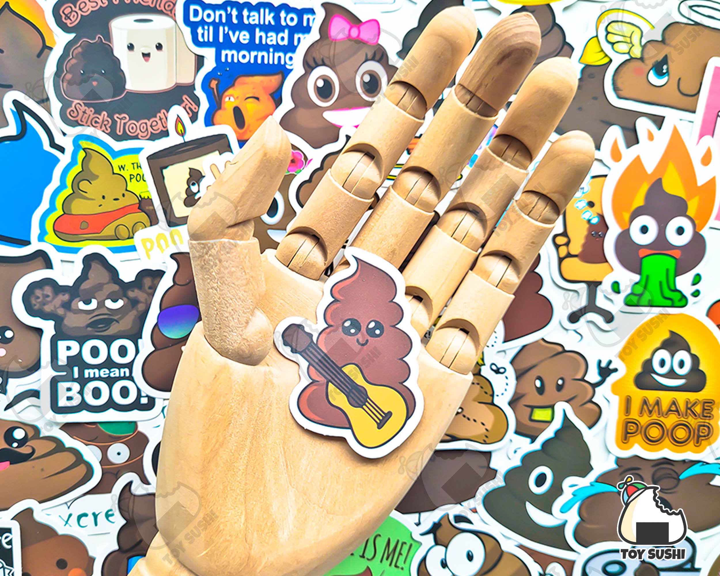 60 Pcs poop Poop Sticker Pack Poop Bag Holder - Etsy