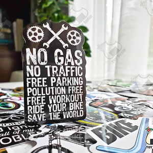 50 Pcs "bicycle" Sticker Pack | Bike | Gift for Him | Gift for Her ...