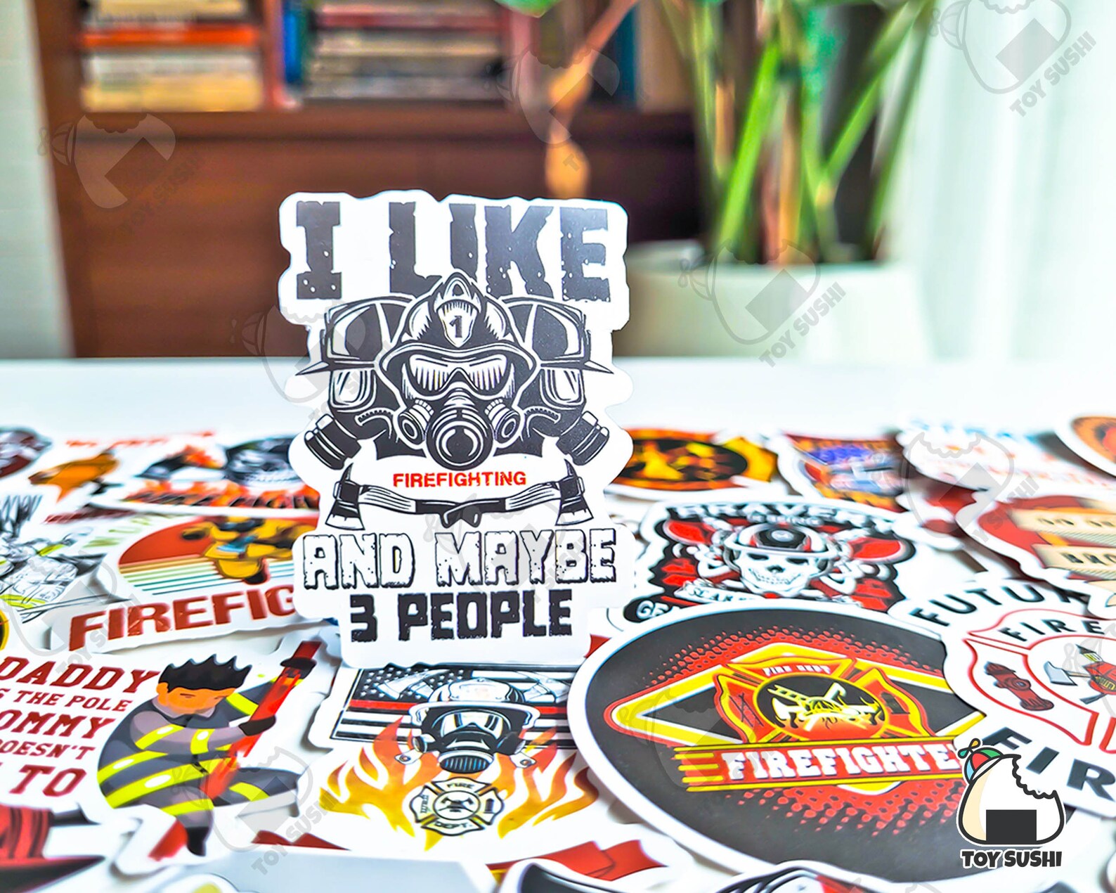 50 Pcs fire Fighter Sticker Pack Firefighter - Etsy