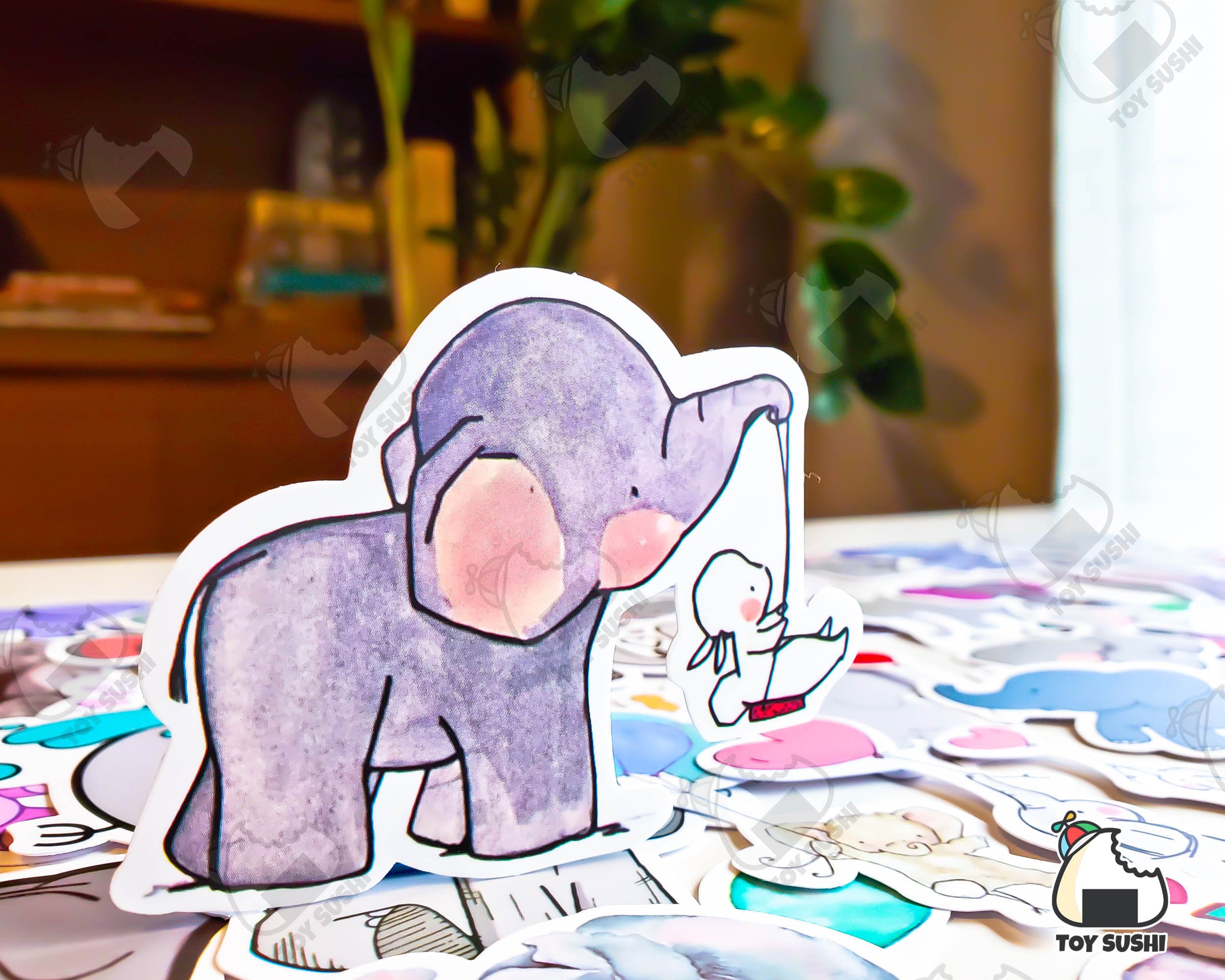 50 Pcs elephant Sticker Pack Baby Shower Gifts - Etsy