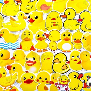 50 Pcs "rubber Duck" Sticker Pack | Baby Shower | Farm Animals | Pet ...