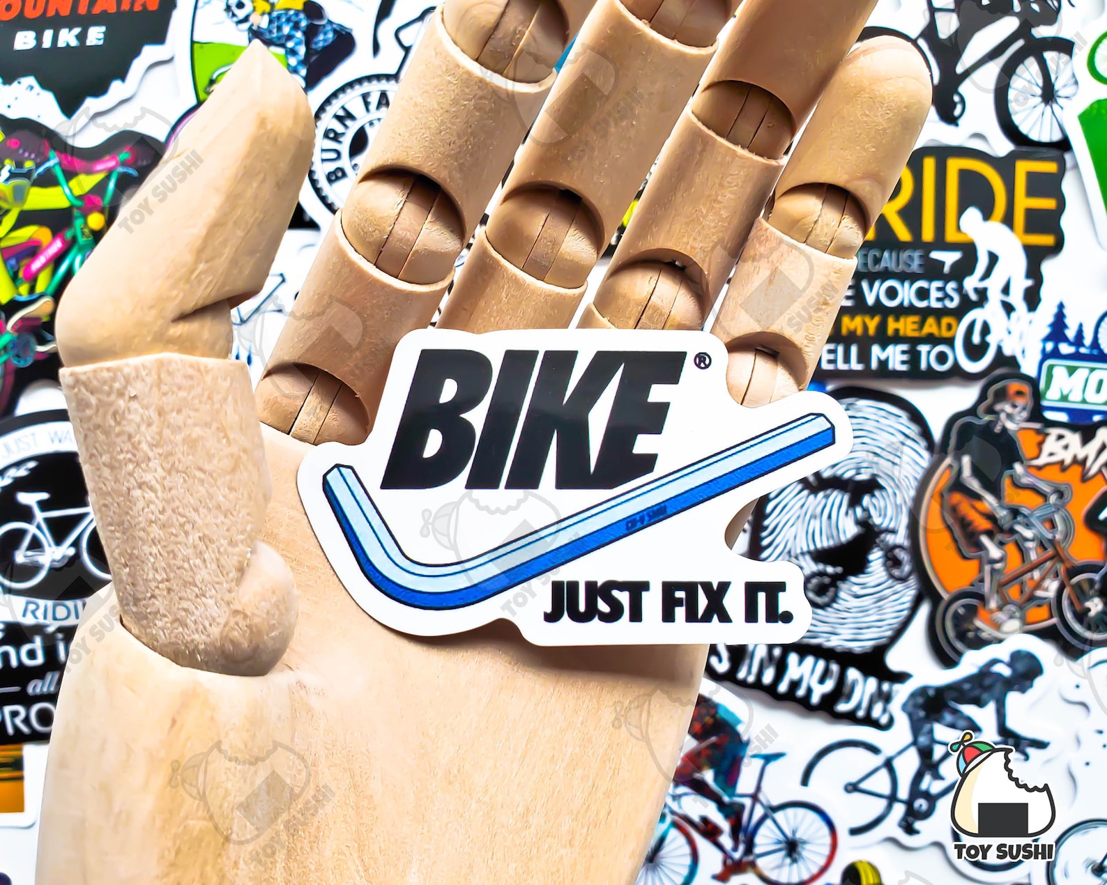 50 Pcs bicycle Sticker Pack Bike Gift for Him Gift for Her Cycling ...