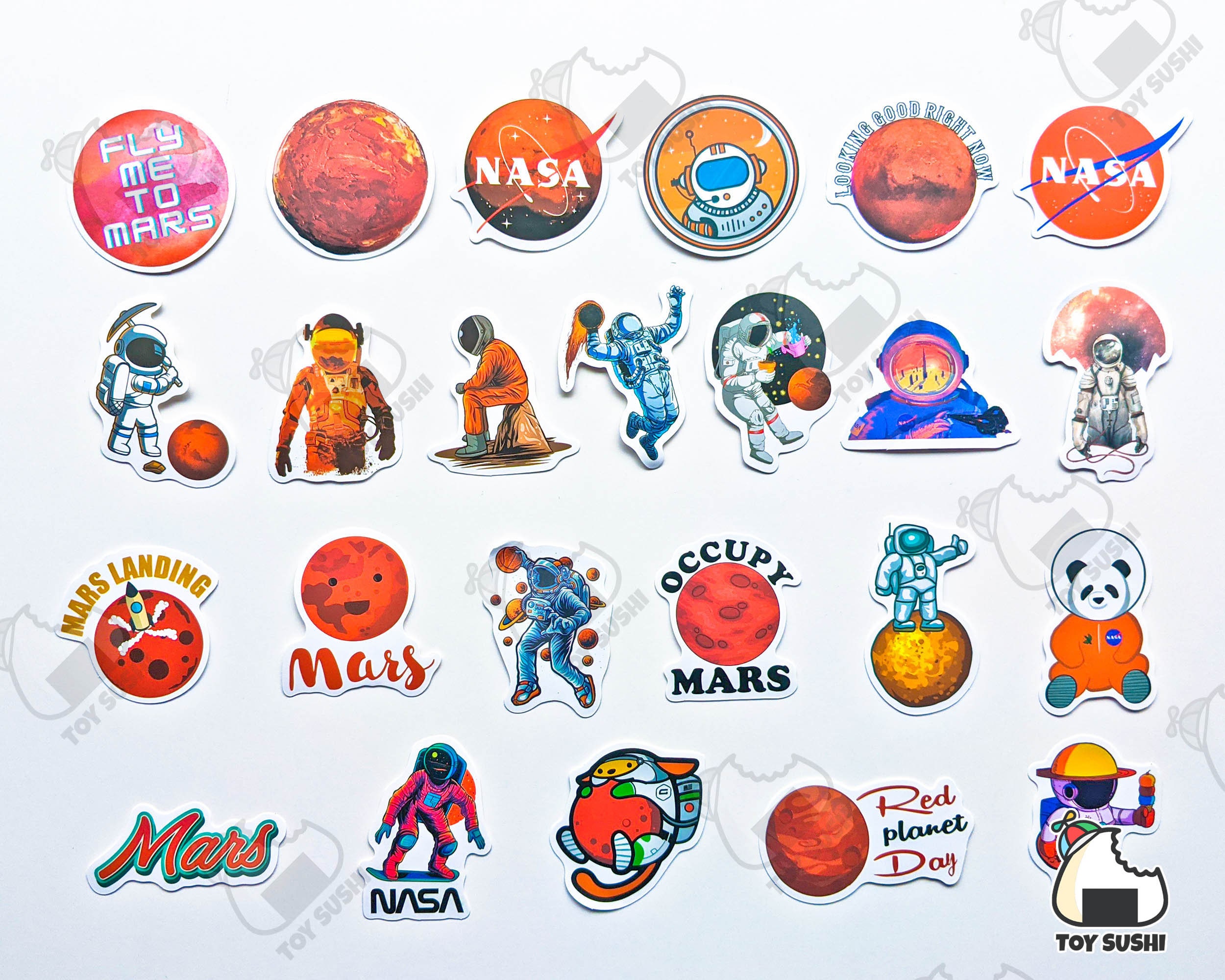 50 Pcs mars Planet Sticker Pack Solar System - Etsy