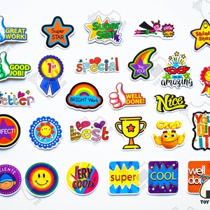 50 Pcs "kids Motivational Reward" Sticker Pack | Chore Chart | Behavior ...