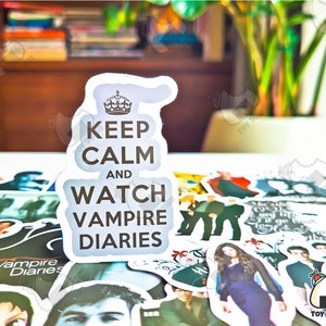 50 Pcs "vampire Diaries" Sticker Pack | Supernatural | Damon Salvatore ...