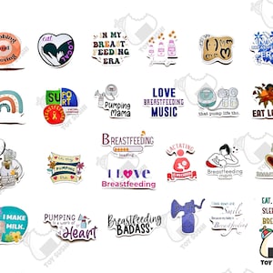 50 Pcs "breastfeeding Matters" Sticker Pack | Lactation Consultant ...