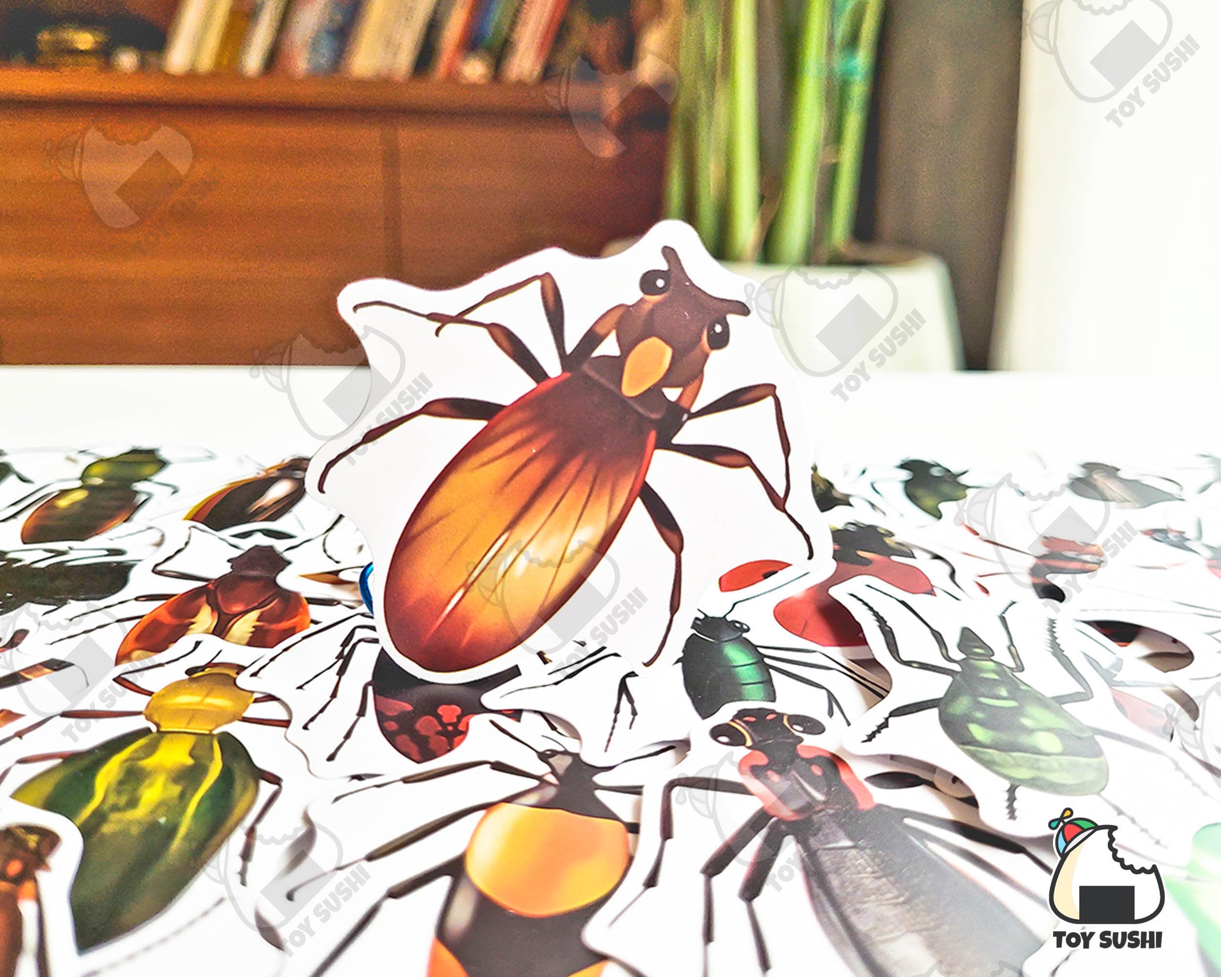 50 Pcs insects & Bugs Sticker Pack Entomology - Etsy