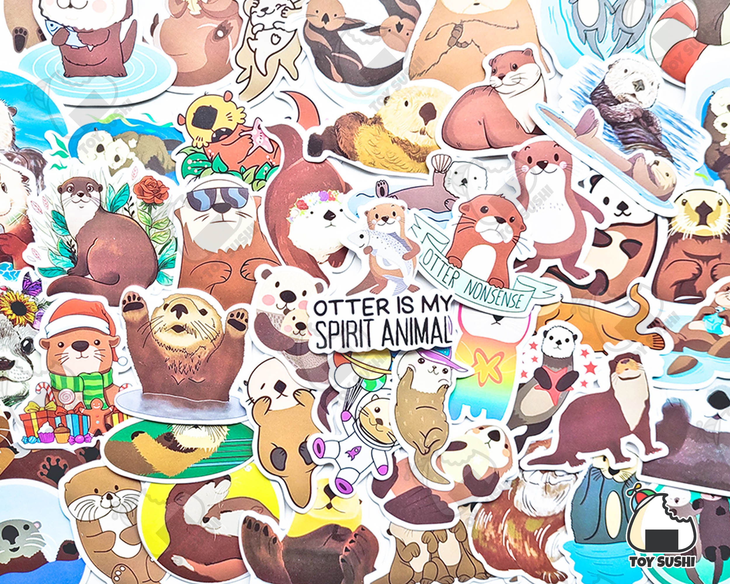 50 Pcs beaver Otter Sticker Pack Nature Animal - Etsy