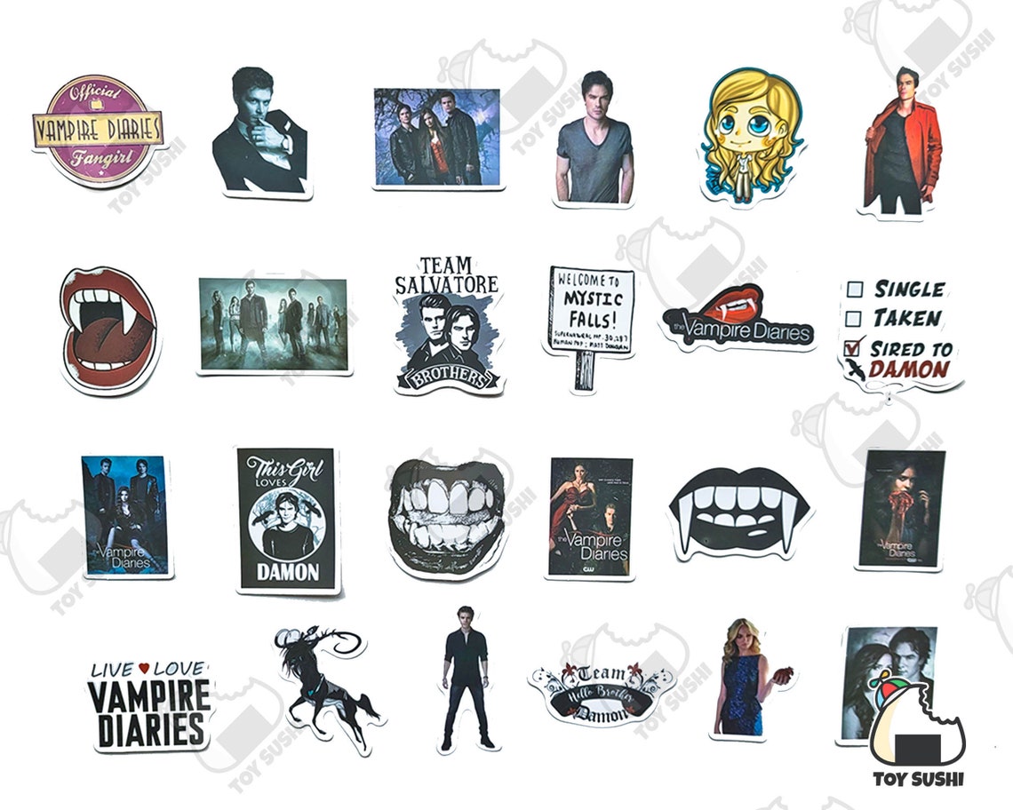 50 Pcs vampire Diaries Sticker Pack Supernatural - Etsy