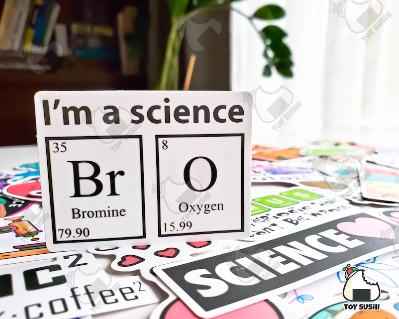 50 Pcs "science Laboratory" Stickers Pack | Chemistry Gift | Science ...