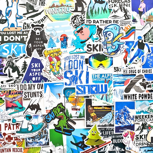 Snowboard Stickers - Etsy