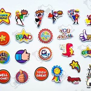 50 Pcs "kids Motivational Reward" Sticker Pack | Chore Chart | Behavior ...