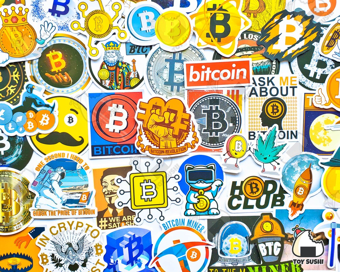 50 Pcs "bitcoin" Sticker Pack | Cryptocurrency | Crypto | Ethereum ...