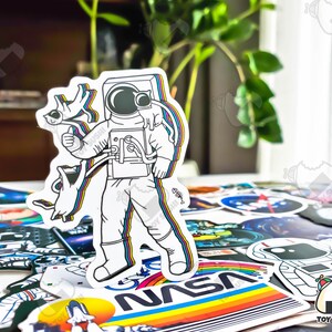 50 Pcs "astronaut-b" Theme Sticker Pack | Galaxy Stickers | Space ...
