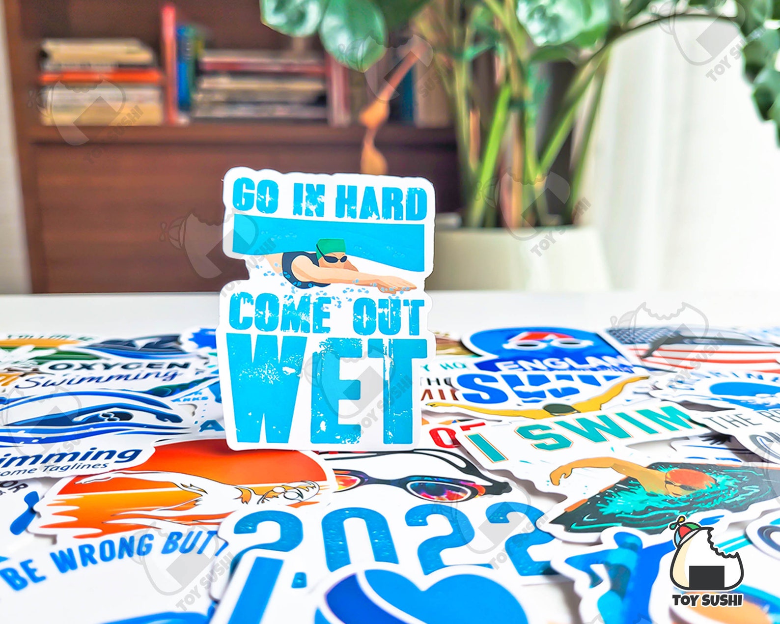 50 Pcs swimming Sticker Pack Swimsuit Swimmer - Etsy