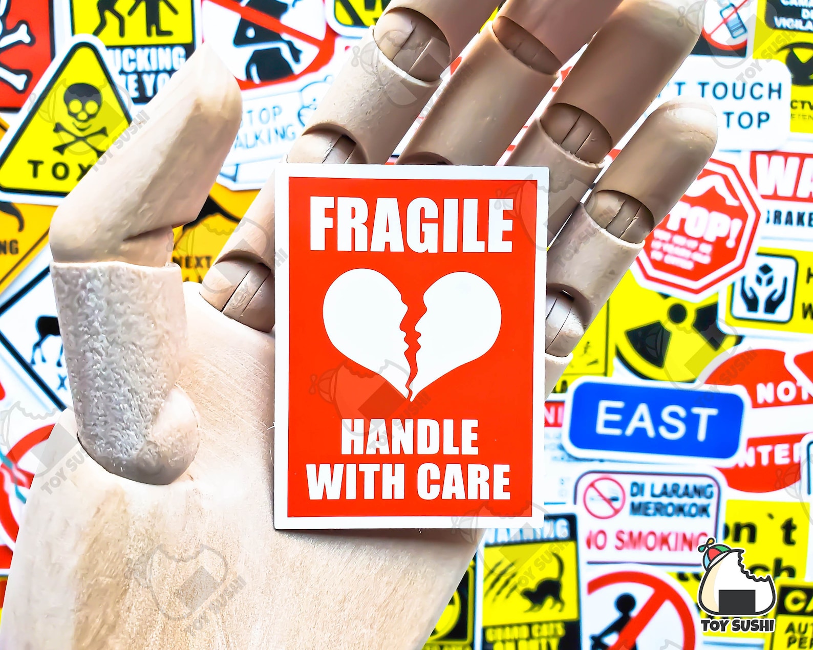 50 Pcs warning Signs Sticker Pack Sticker Bomb Adult Stickers Aesthetic ...