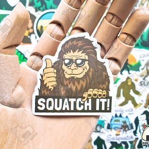 50 Pcs "bigfoot" Sticker Pack | Sasquatch | Yeti | Bigfoot Gifts ...