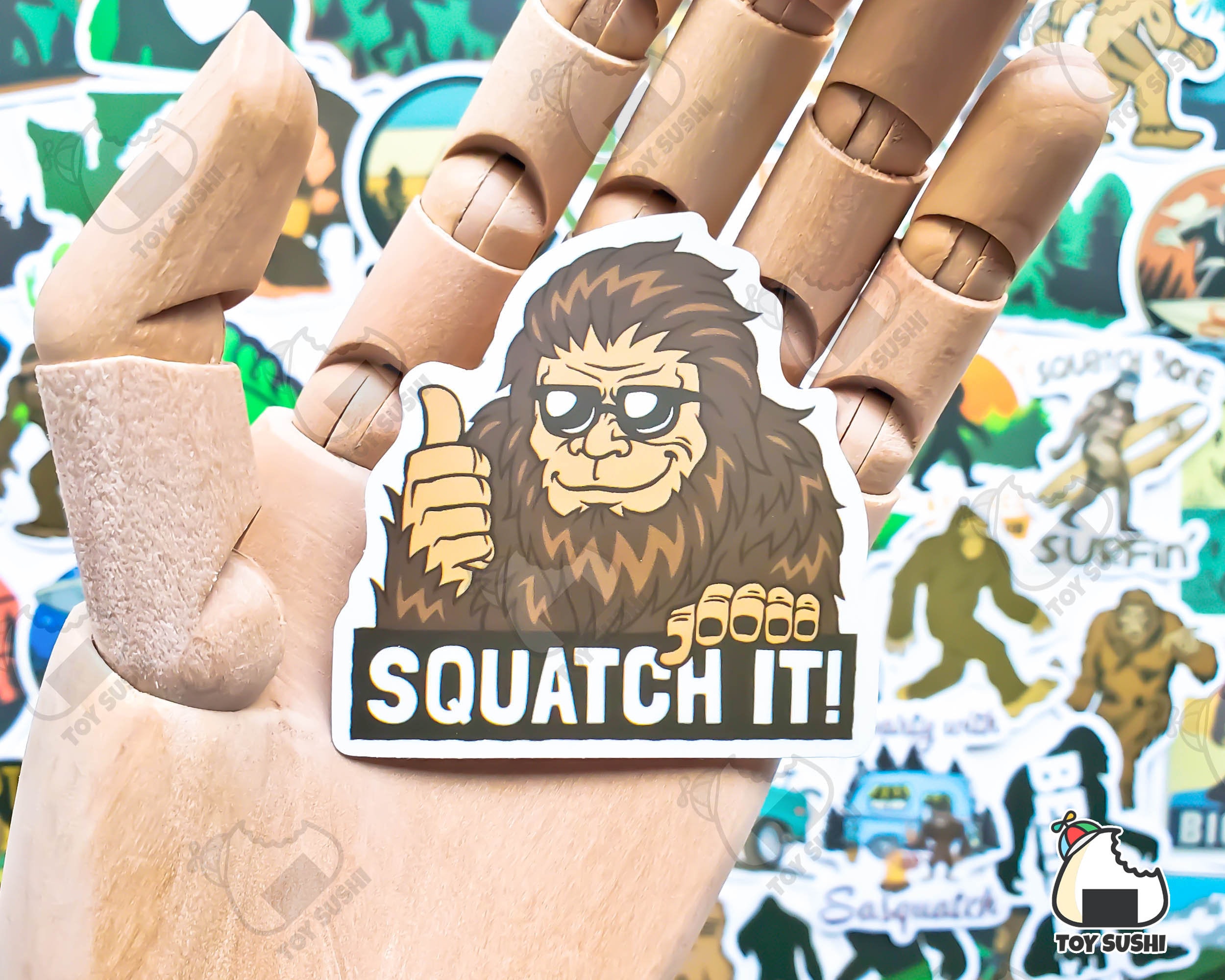 50 Pcs "bigfoot" Sticker Pack | Sasquatch | Yeti | Bigfoot Gifts ...