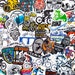 50 Pcs "bicycle" Sticker Pack | Bike | Gift for Him | Gift for Her ...