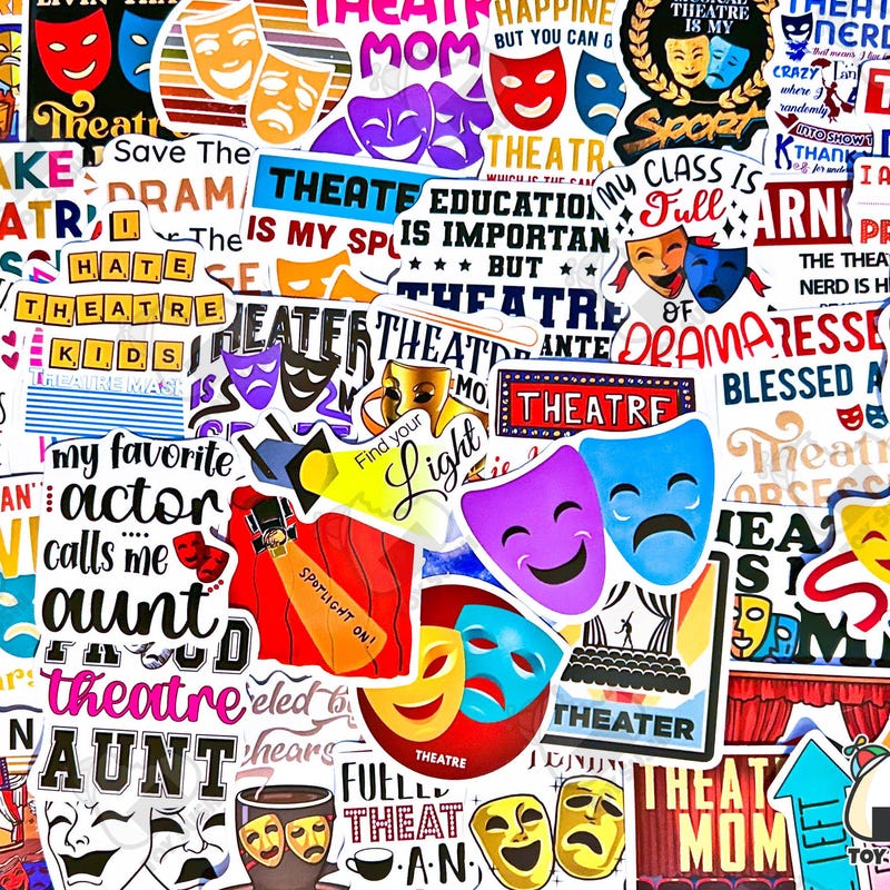 Theatre Stickers - Etsy
