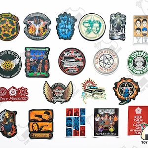 45 Pcs supernatural Sticker Pack Castiel Supernatural Gift Fandom Sam ...