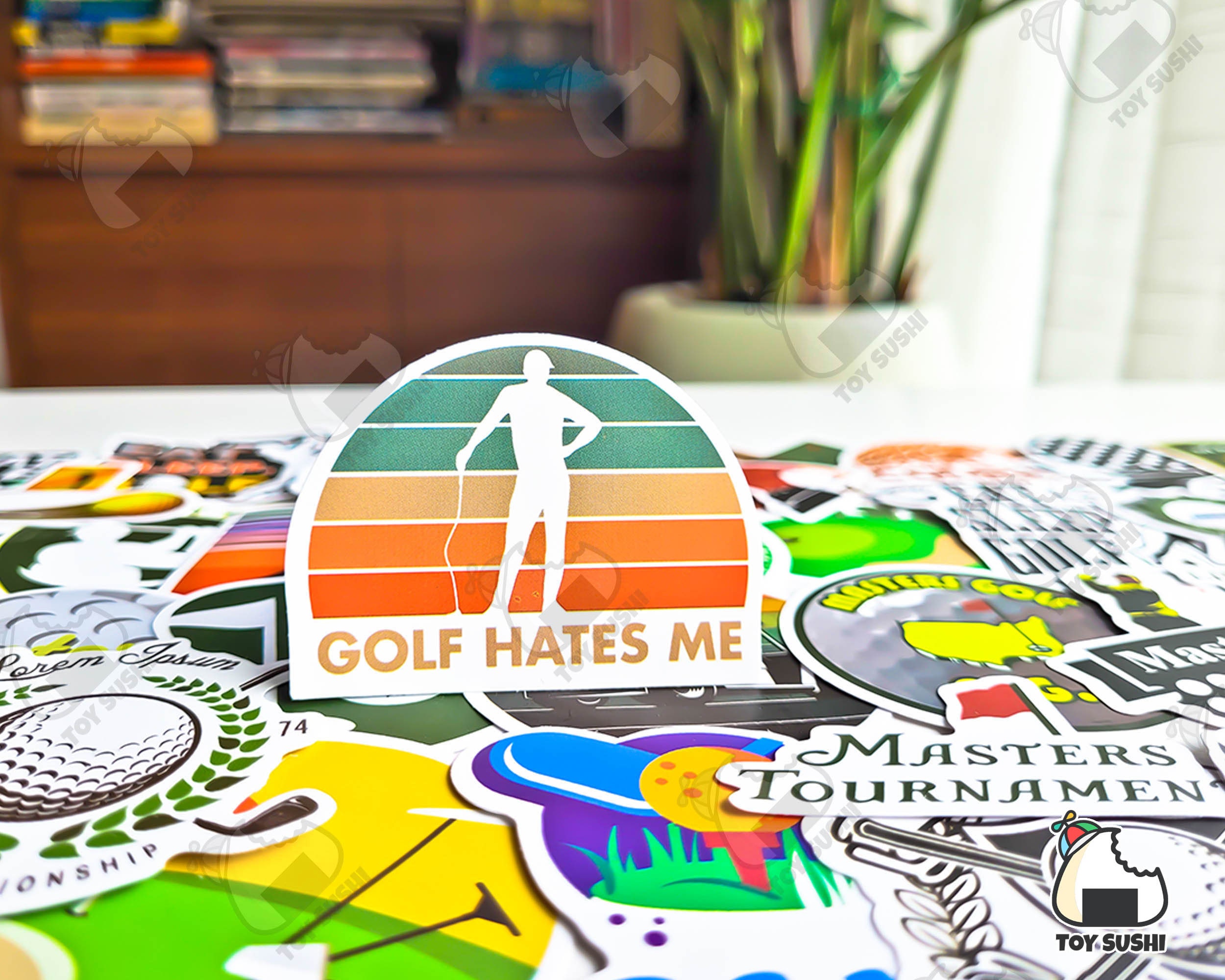 50 Pcs golf Sticker Pack Fathers Day Golf Ball - Etsy
