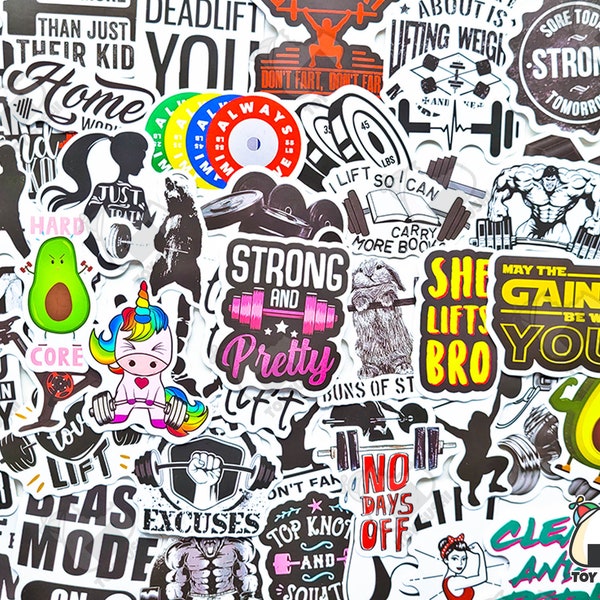 Workout Stickers - Etsy