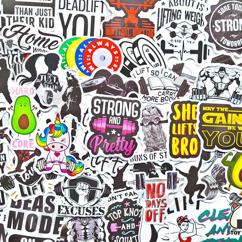 Workout Stickers - Etsy