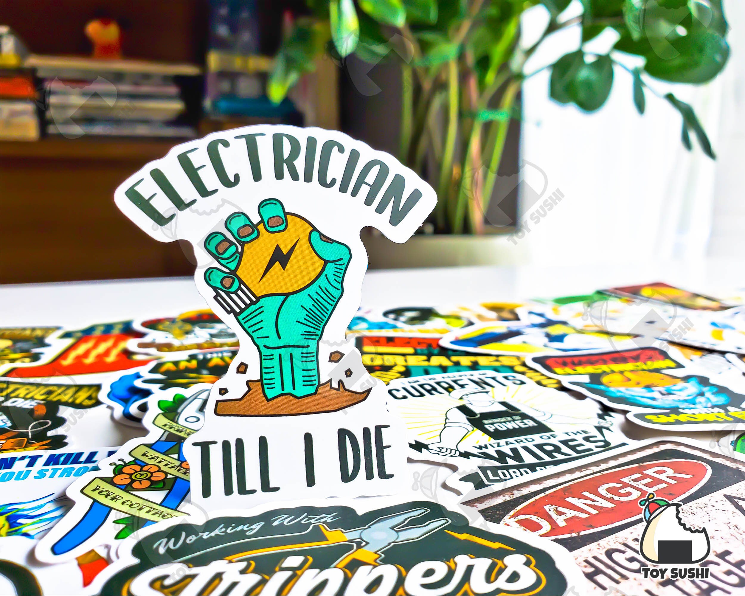 50 Pcs lineman Electrician Sticker Pack - Etsy