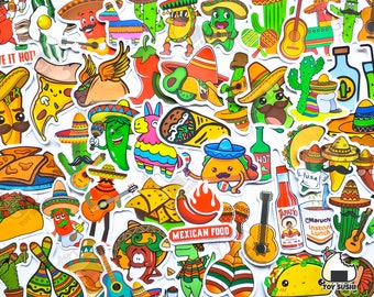Nacho Stickers- Nachos- Mexican Food Stickers- Appetizer Stickers ...