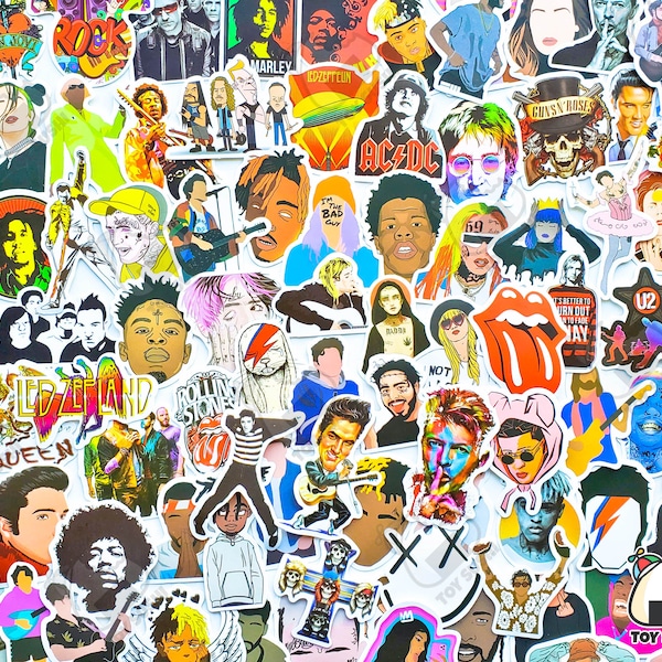 Punk Band Stickers - Etsy