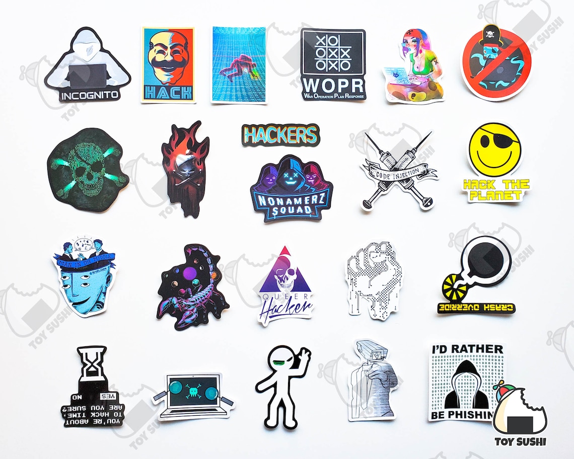 50 Pcs "hacker" Sticker Pack | Programmer | Computers | Software ...