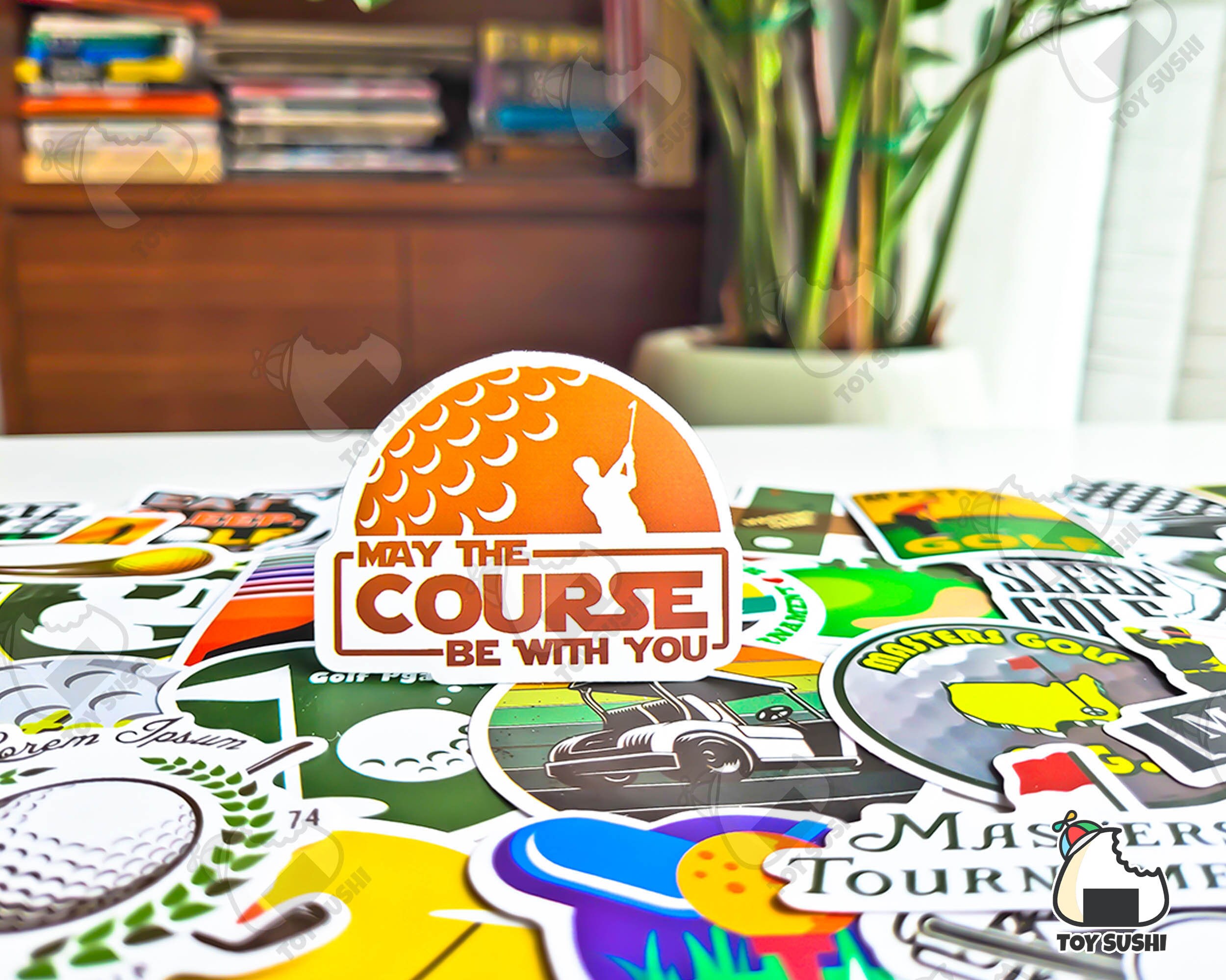 50 Pcs golf Sticker Pack Fathers Day Golf Ball - Etsy