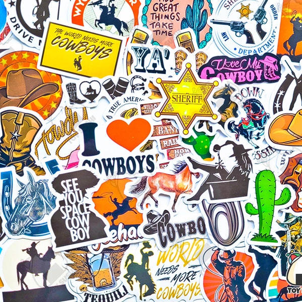 Sheriff Star Stickers - Etsy