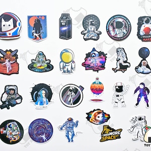 50 Pcs "astronaut-b" Theme Sticker Pack | Galaxy Stickers | Space ...