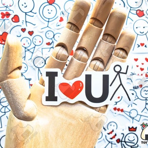 50 Pcs "stick Figure" Sticker Pack | Valentines | Car Decal | Couples ...