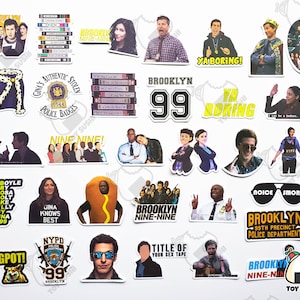 50 Pcs brooklyn 99 Sticker Pack B99 NYPD - Etsy Canada