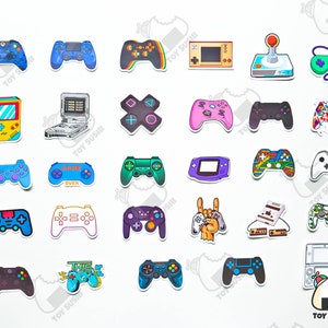 50 Pcs "game Controller" Sticker Pack | Joycon | Gameboy | Xbox ...