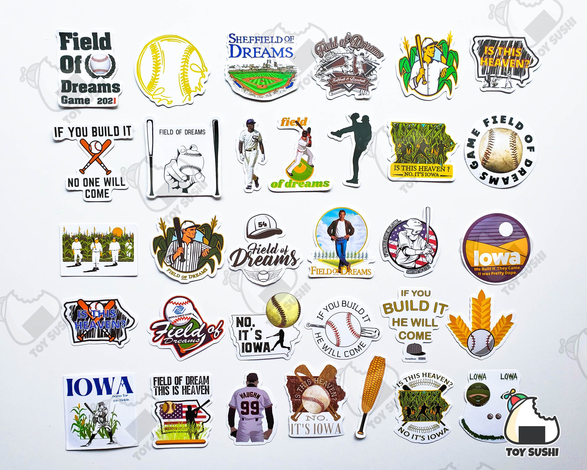 100 Pcs field of Dreams Sticker Pack is This - Etsy