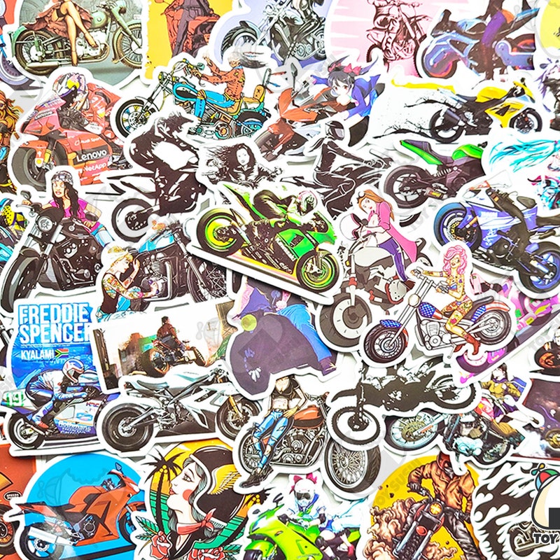 Motorcycle Sticker - Etsy