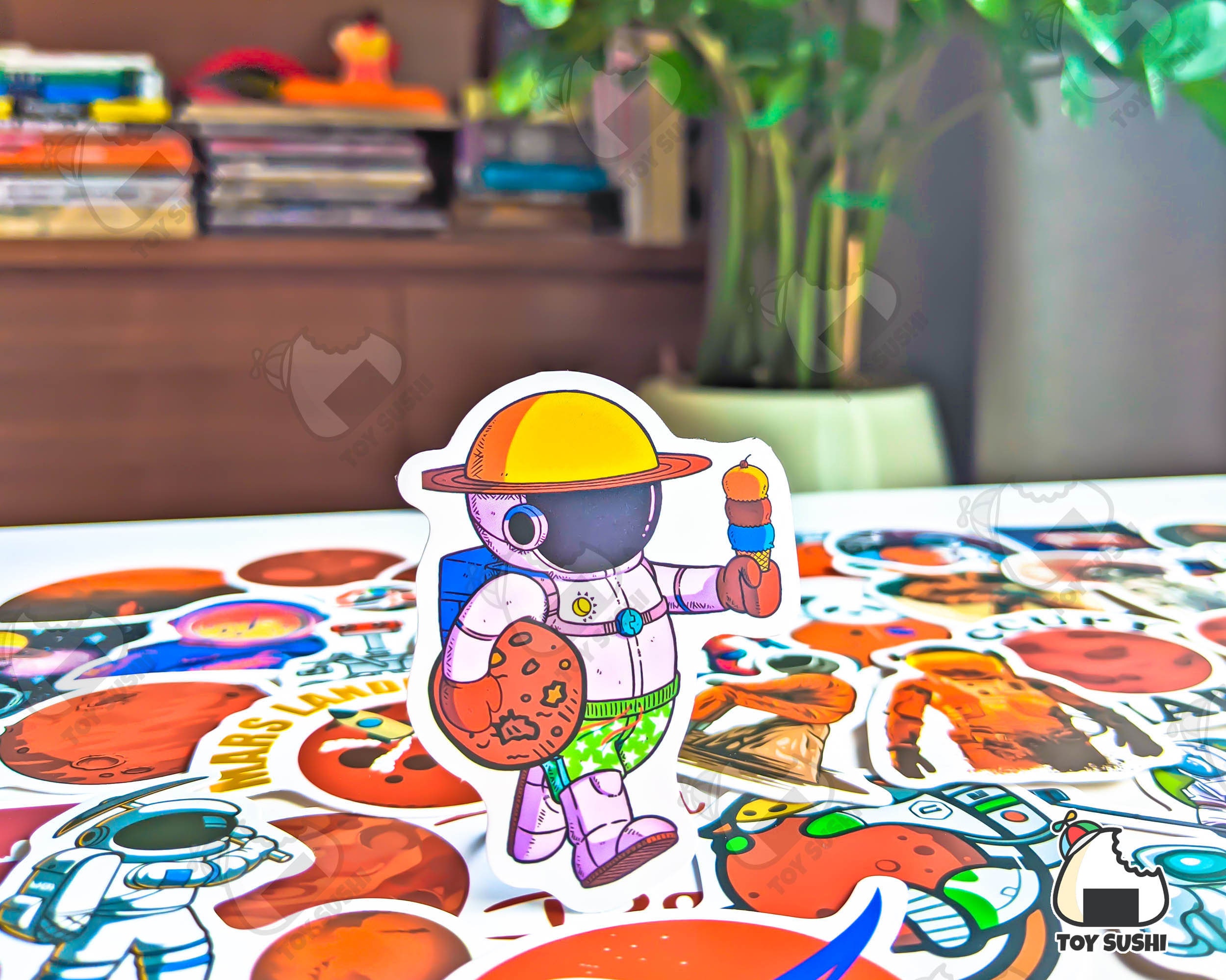 50 Pcs "mars Planet" Sticker Pack | Solar System | Spacex | Mars Rover ...