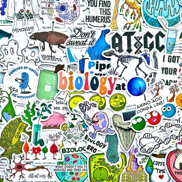 Science Stickers - Etsy