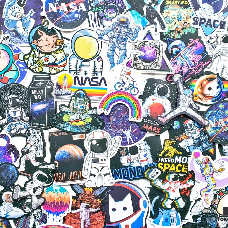 Space Stickers - Etsy