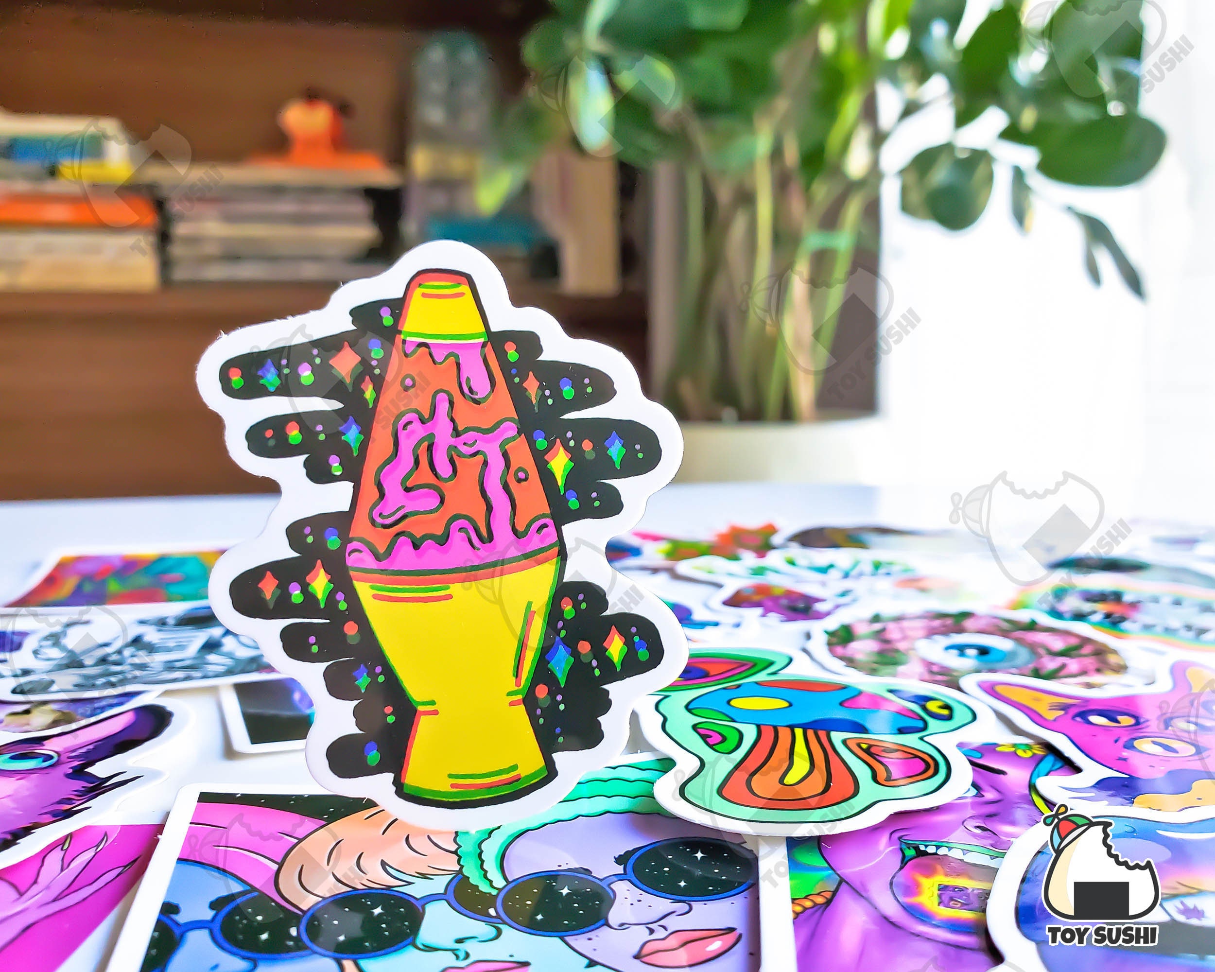 50 Pcs psychedelic Sticker Pack Weed 420 - Etsy