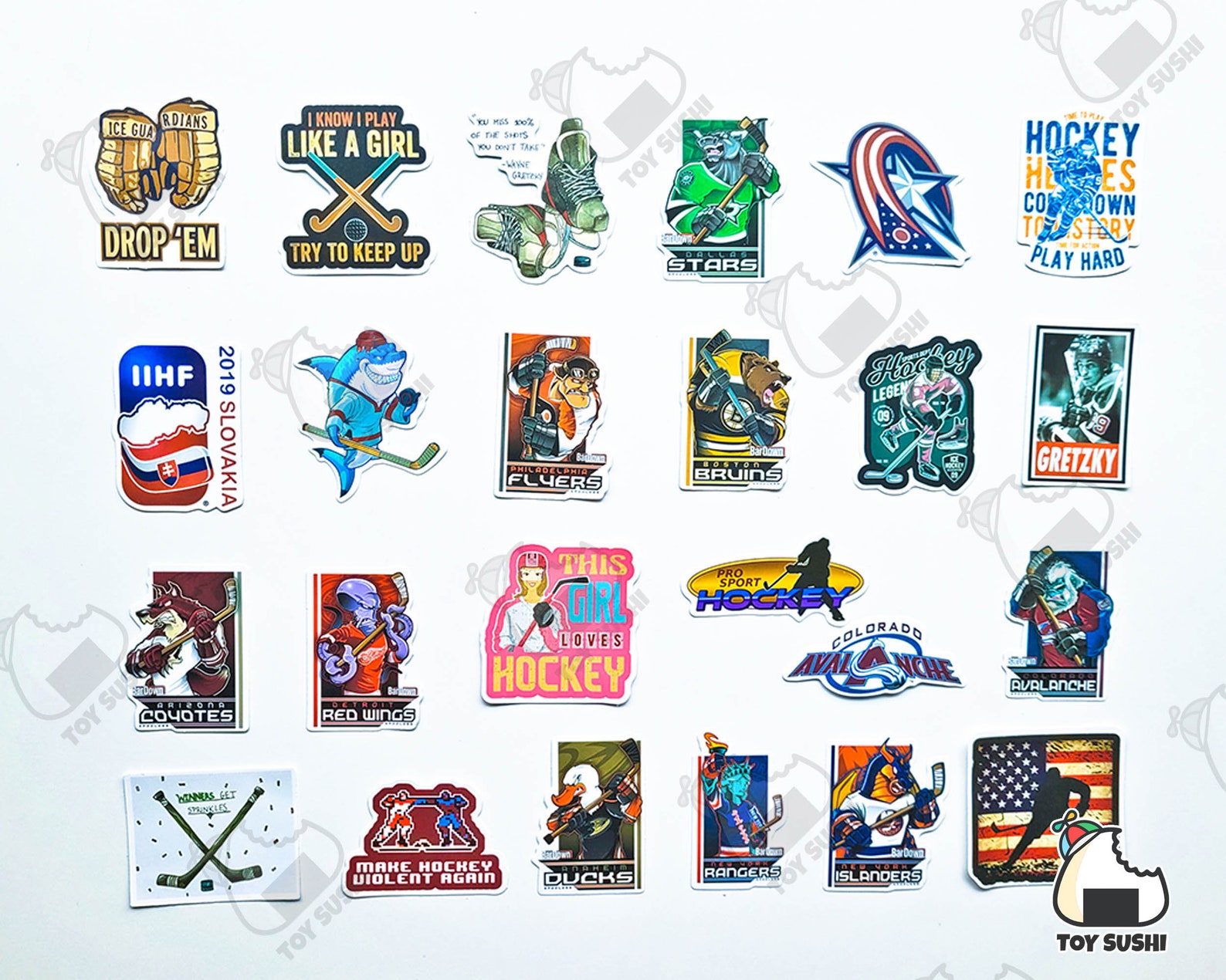 50 Pcs hockey Sticker Pack Ice Hockey Hockey - Etsy