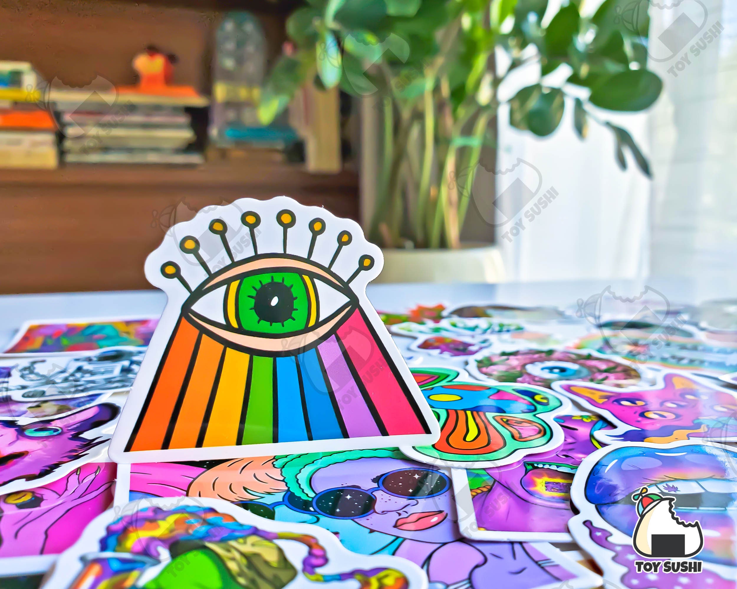 50 Pcs psychedelic Sticker Pack Weed 420 - Etsy